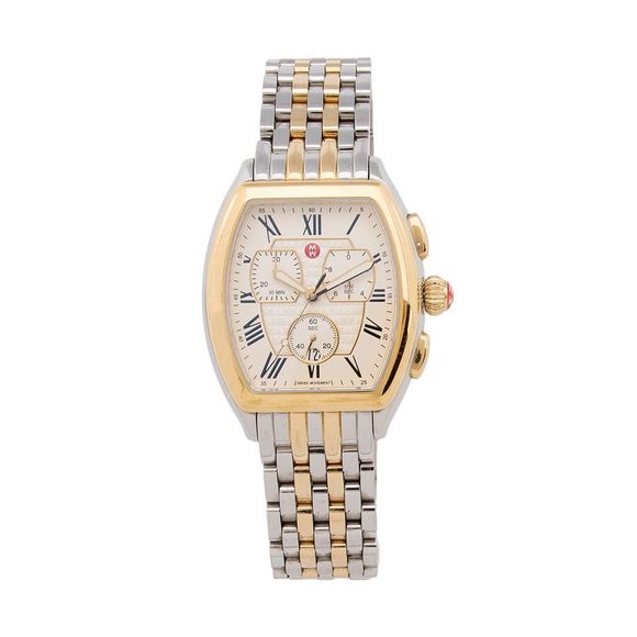 Michele | Accessories | Michele Stainless Steel Twotone Releve ...